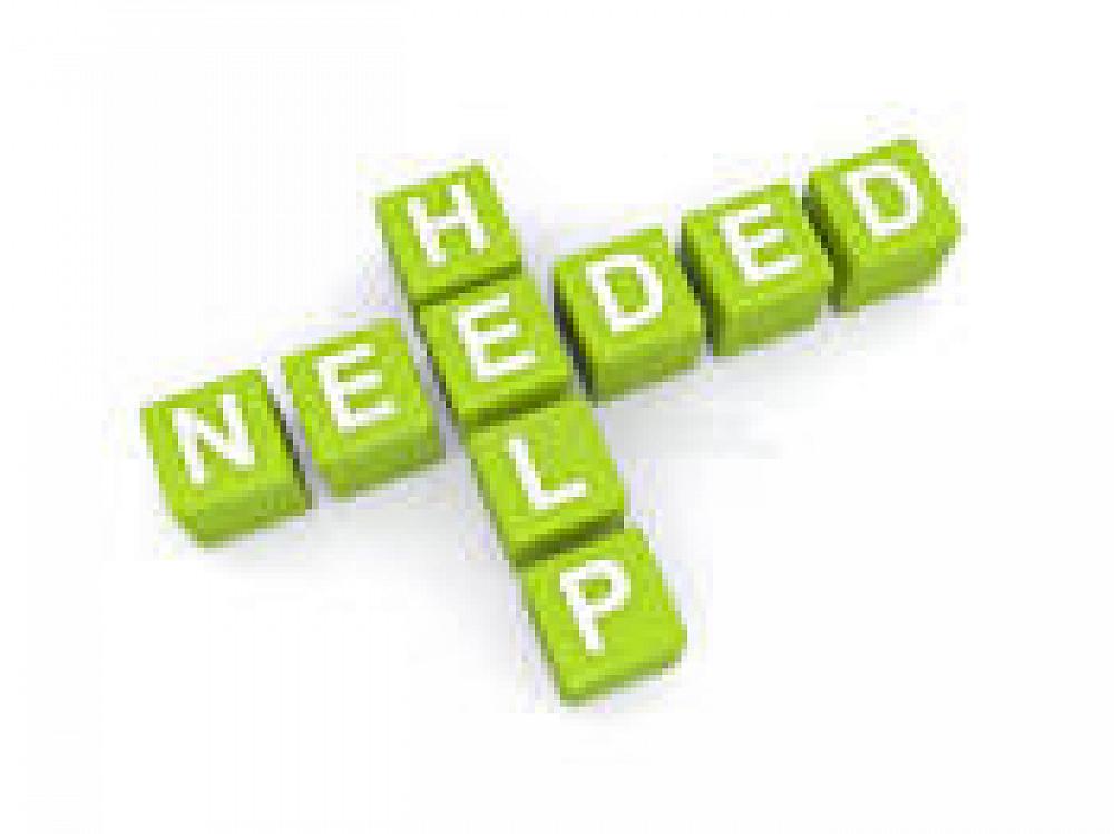 Helpers Needed Please