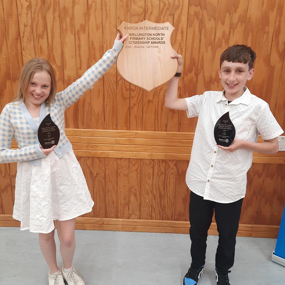 Citizenship Awards for Dan and Olivia!