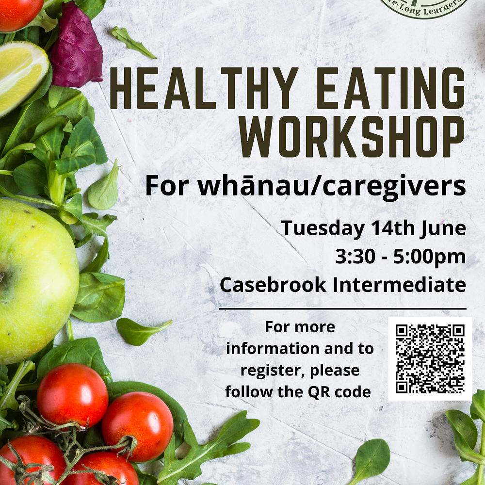 Healthy Eating Workshop for whānau/caregivers