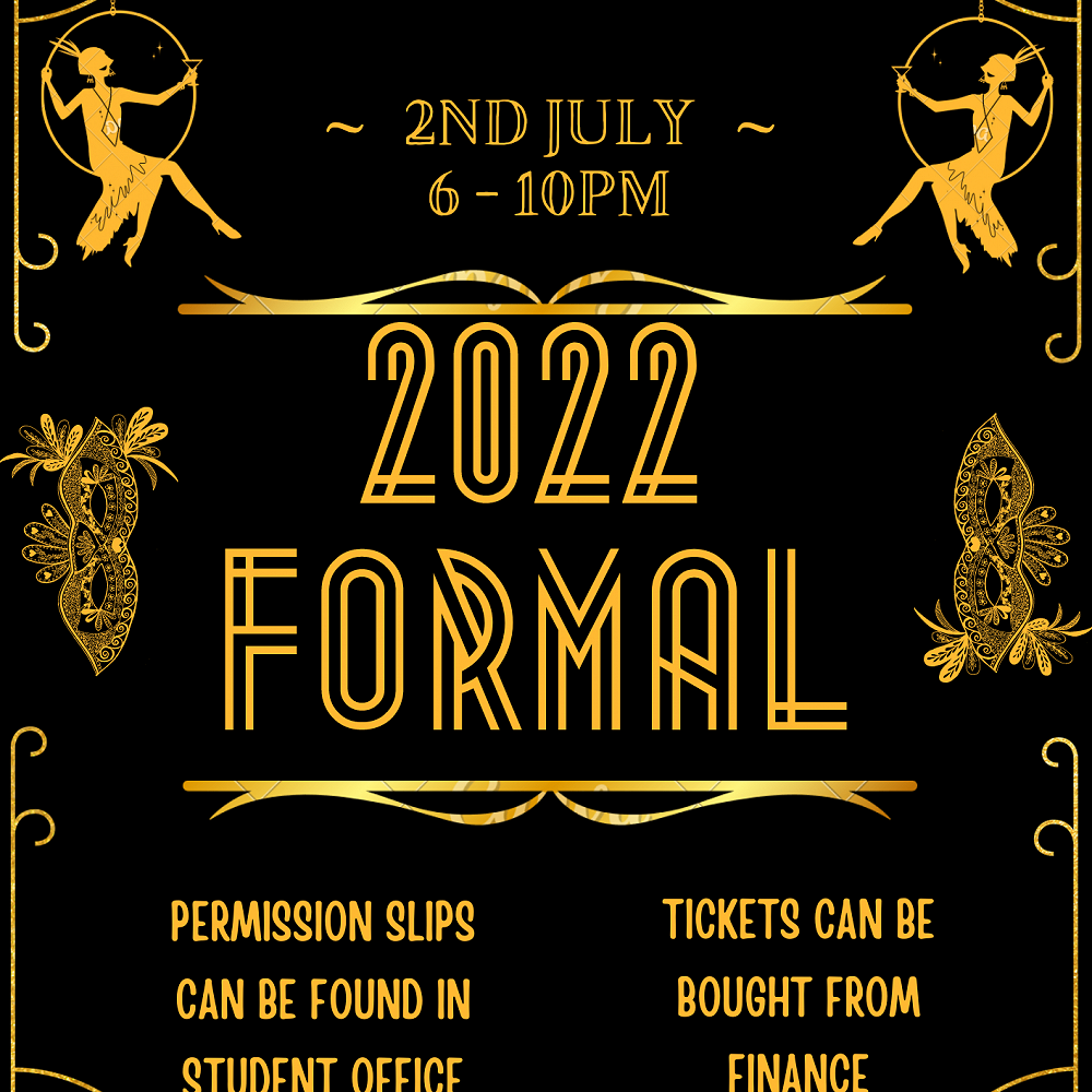 Formal Tickets On Sale Now!