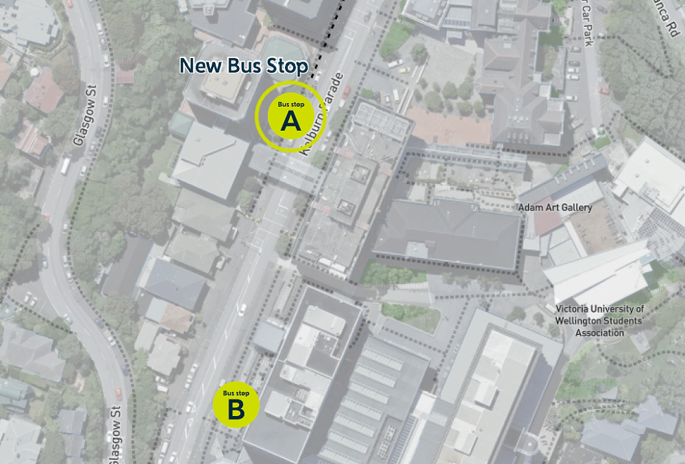 New bus stop at Te Herenga Waka - Victoria University — Wellington ...