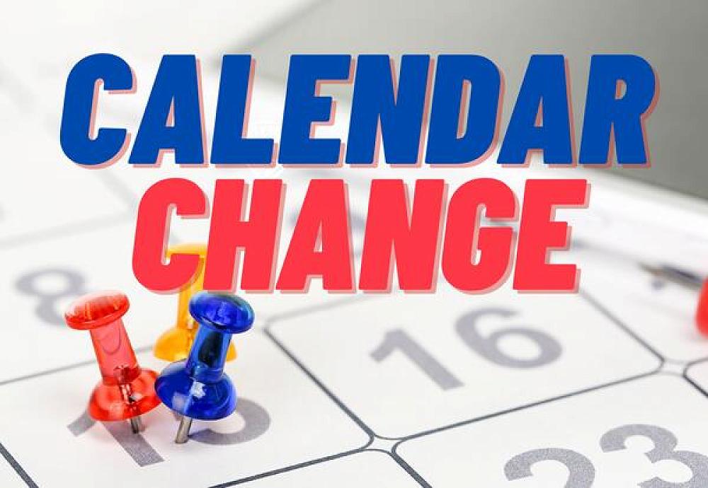 Important Calendar Changes — RSHS Newsletter - Term 2, Issue 2