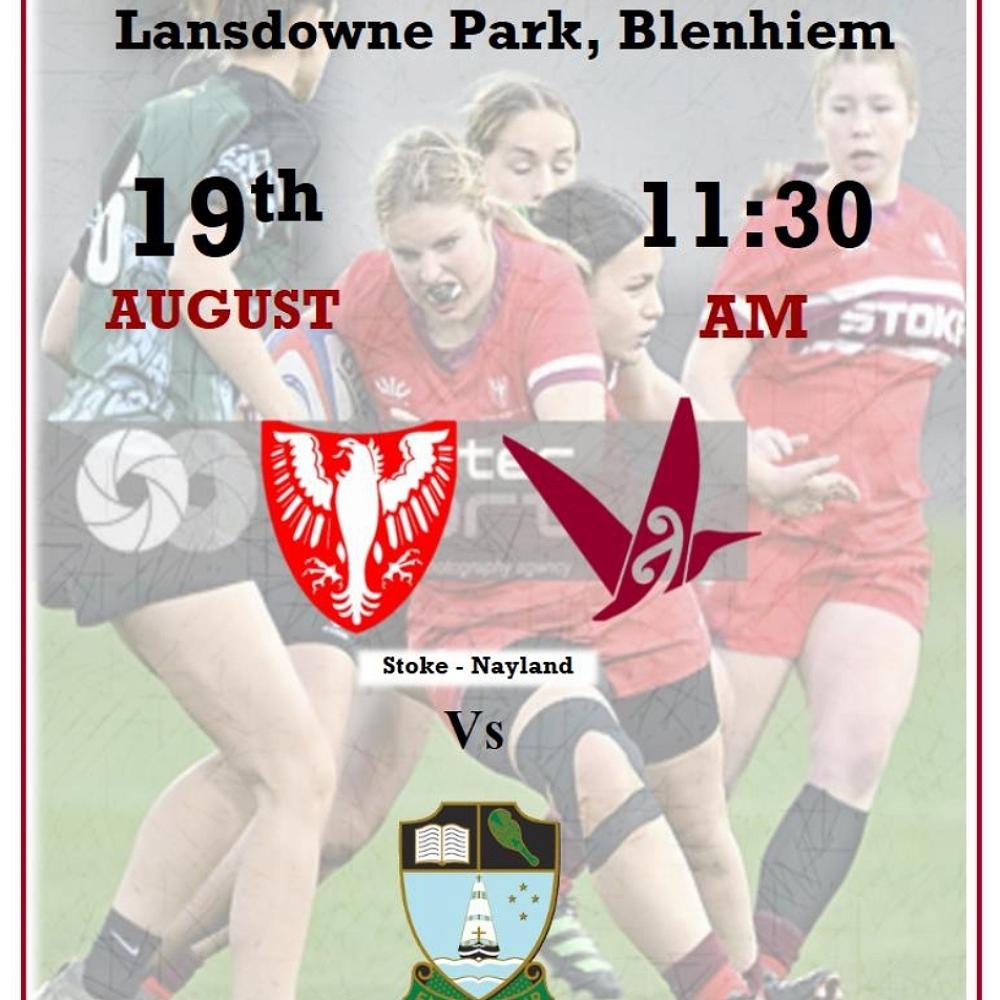 Tasman U18 Girls Rugby Final — Nayland College Update, 18th August