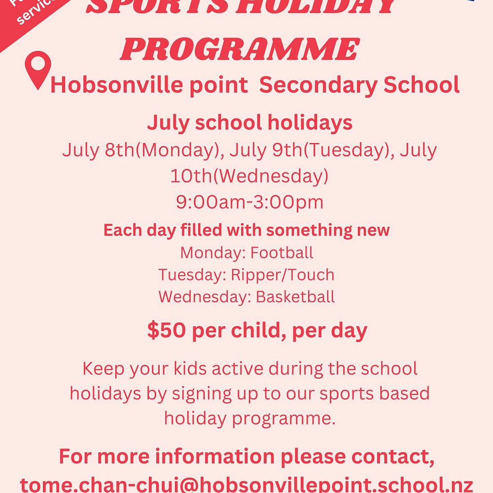 Sports Holiday Programme