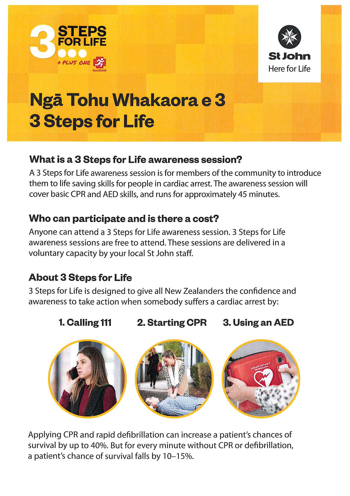 3 Steps to Life - Parent Session