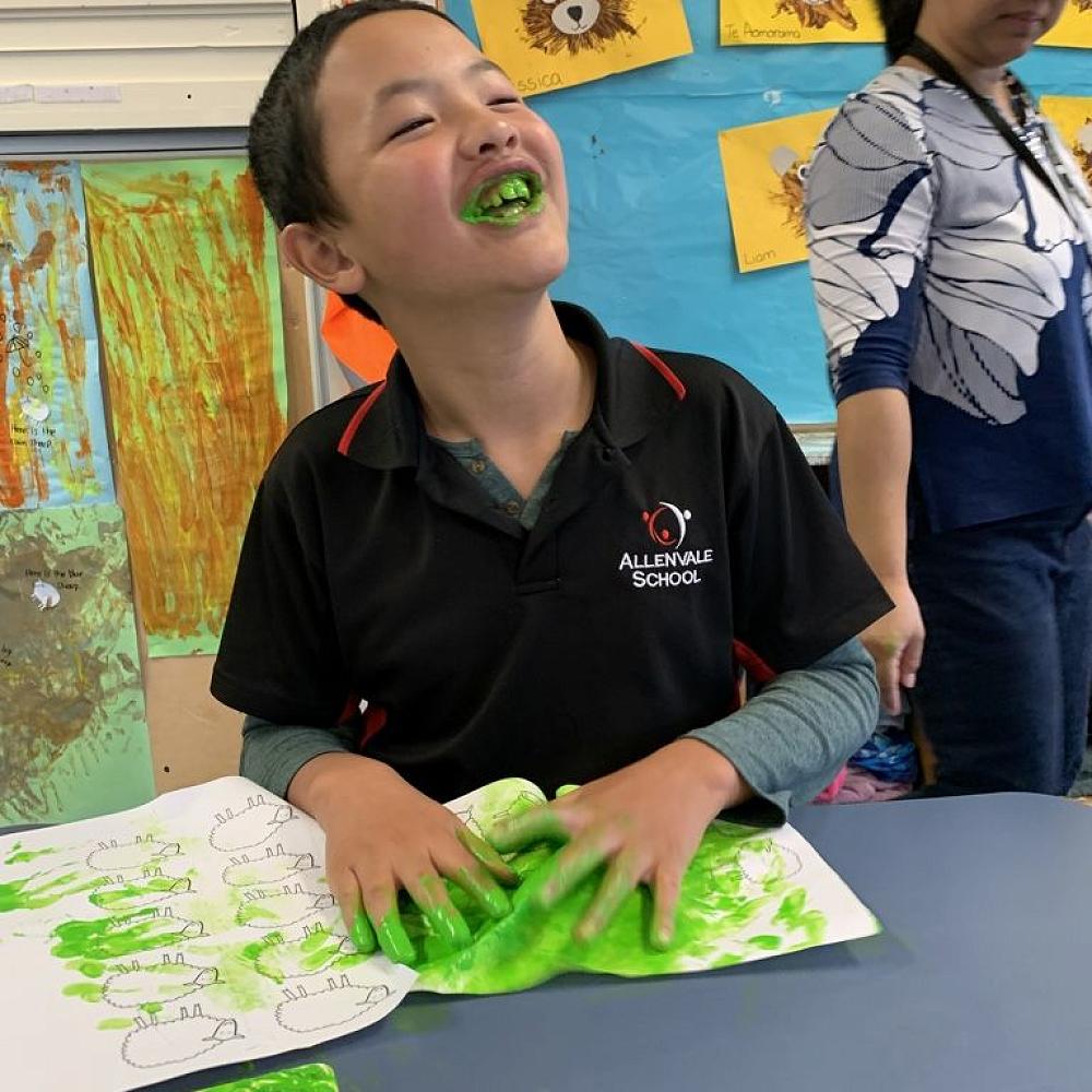 Room 9 have been hunting for the Green Sheep. — Pītau-Allenvale School ...