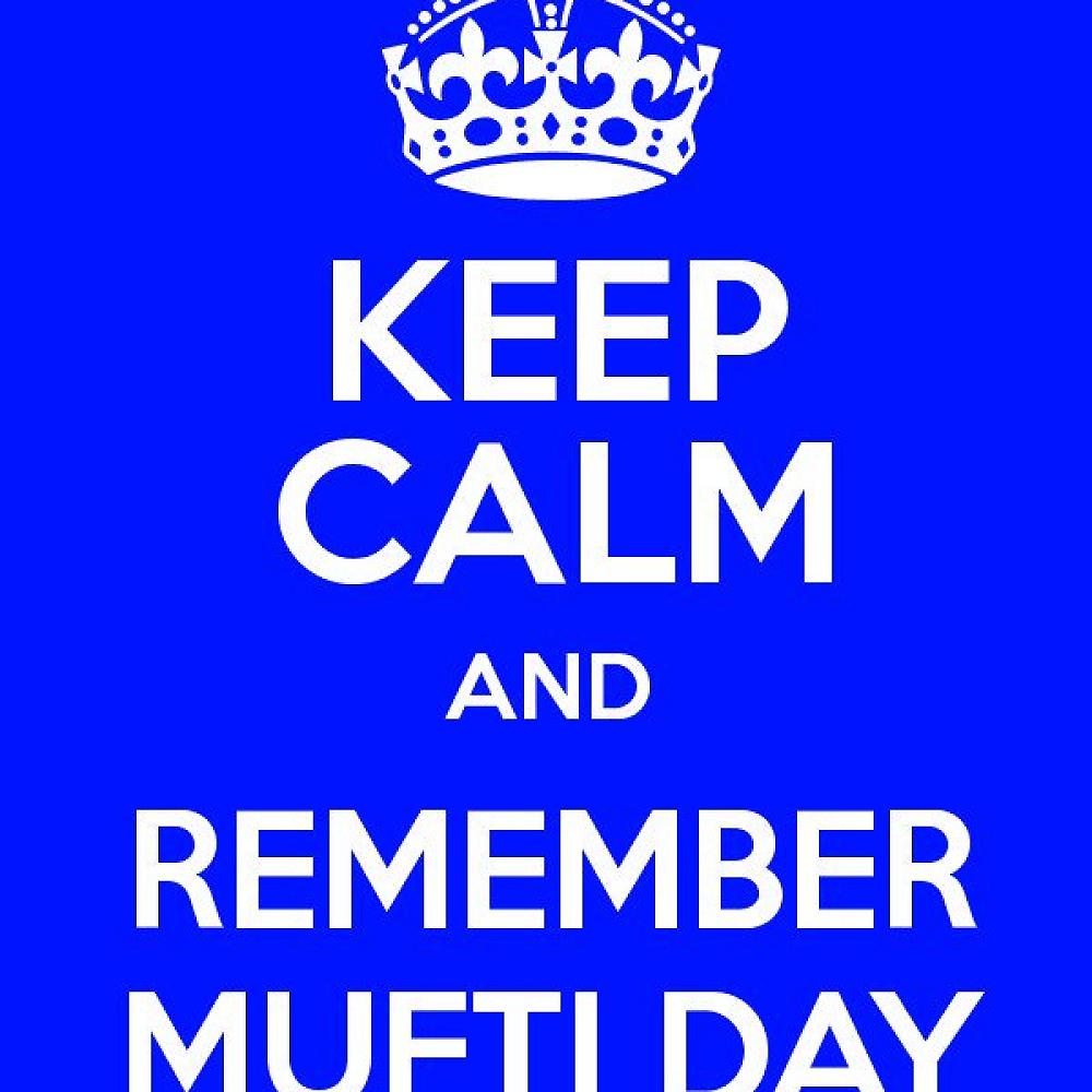 Mufti Day: Thursday 14th September