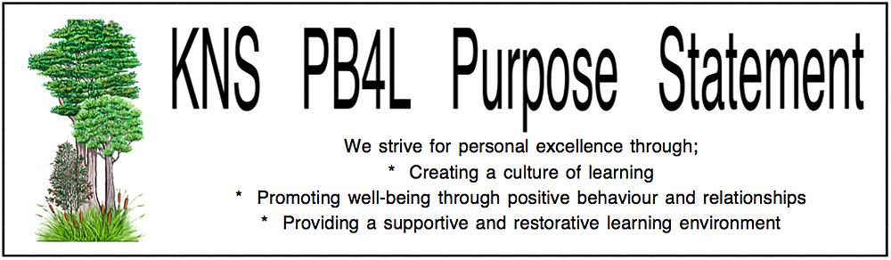 Positive Behaviour for Learning (PB4L)