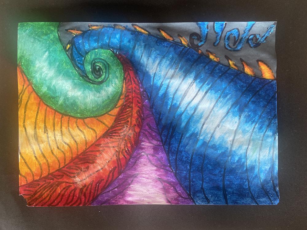 Toroa is developing artwork making connections between family, identity ...