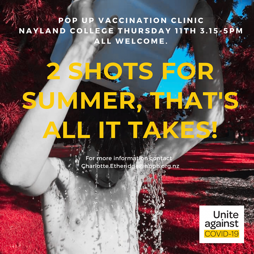 Two shots for summer, that's all it takes!