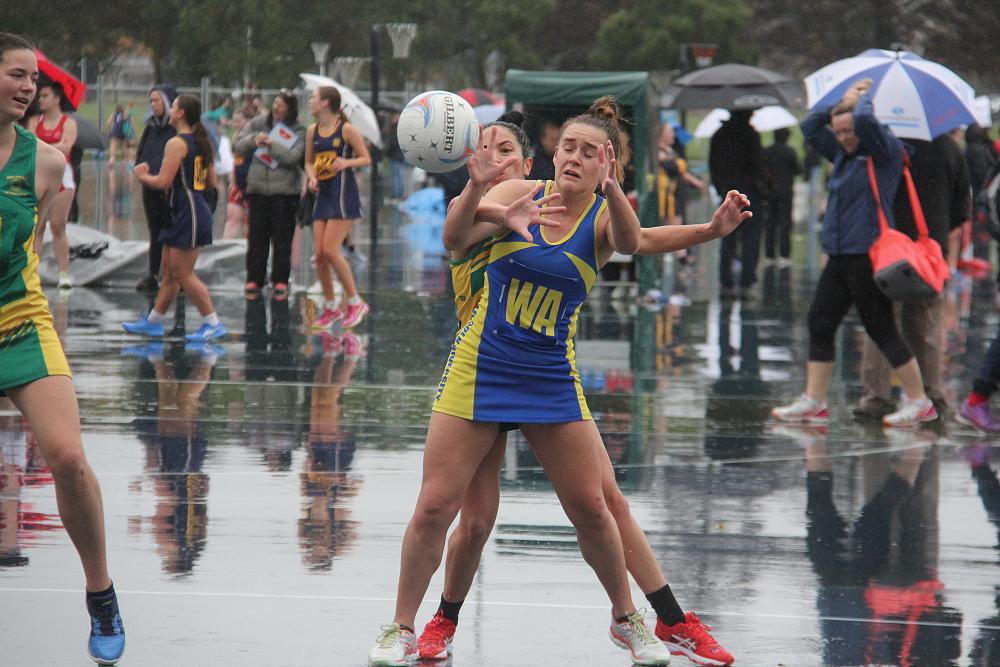 LU Netball Braves the Elements