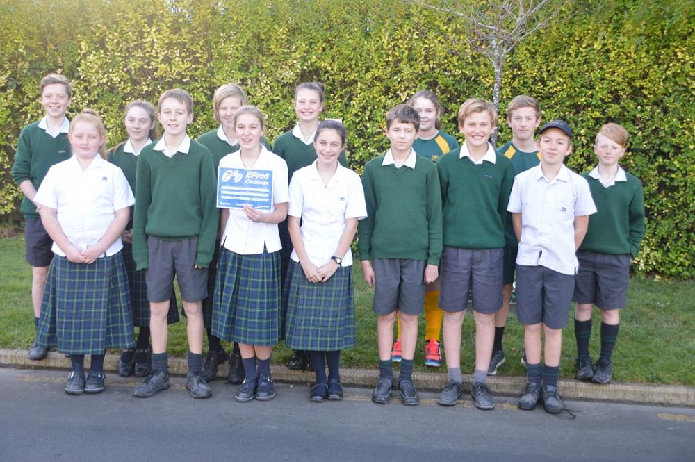 Heaton joins over 8000 New Zealand students in the EPRO8 Challenge.