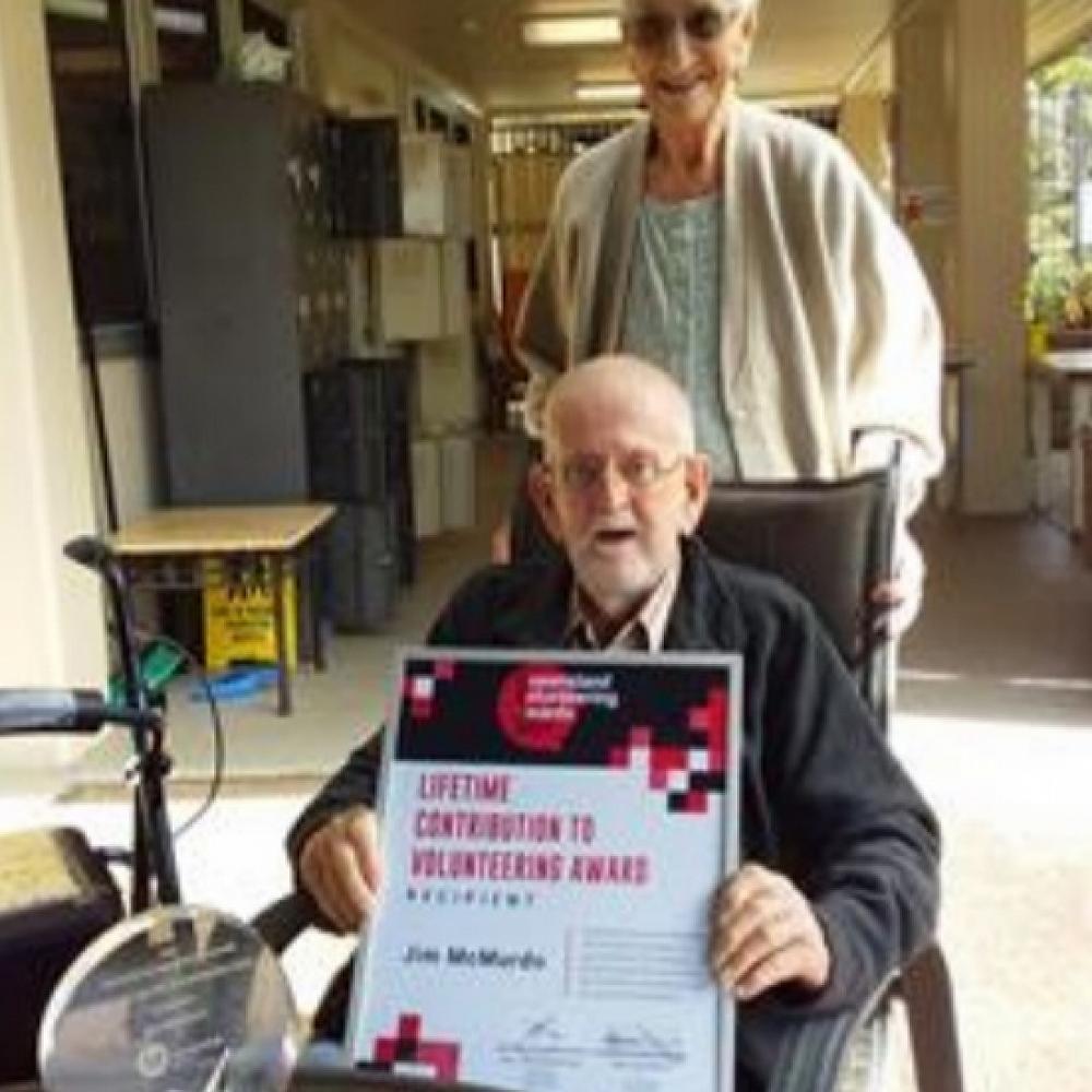 Lifetime Contribution to Volunteering Award—Jim McMurdo