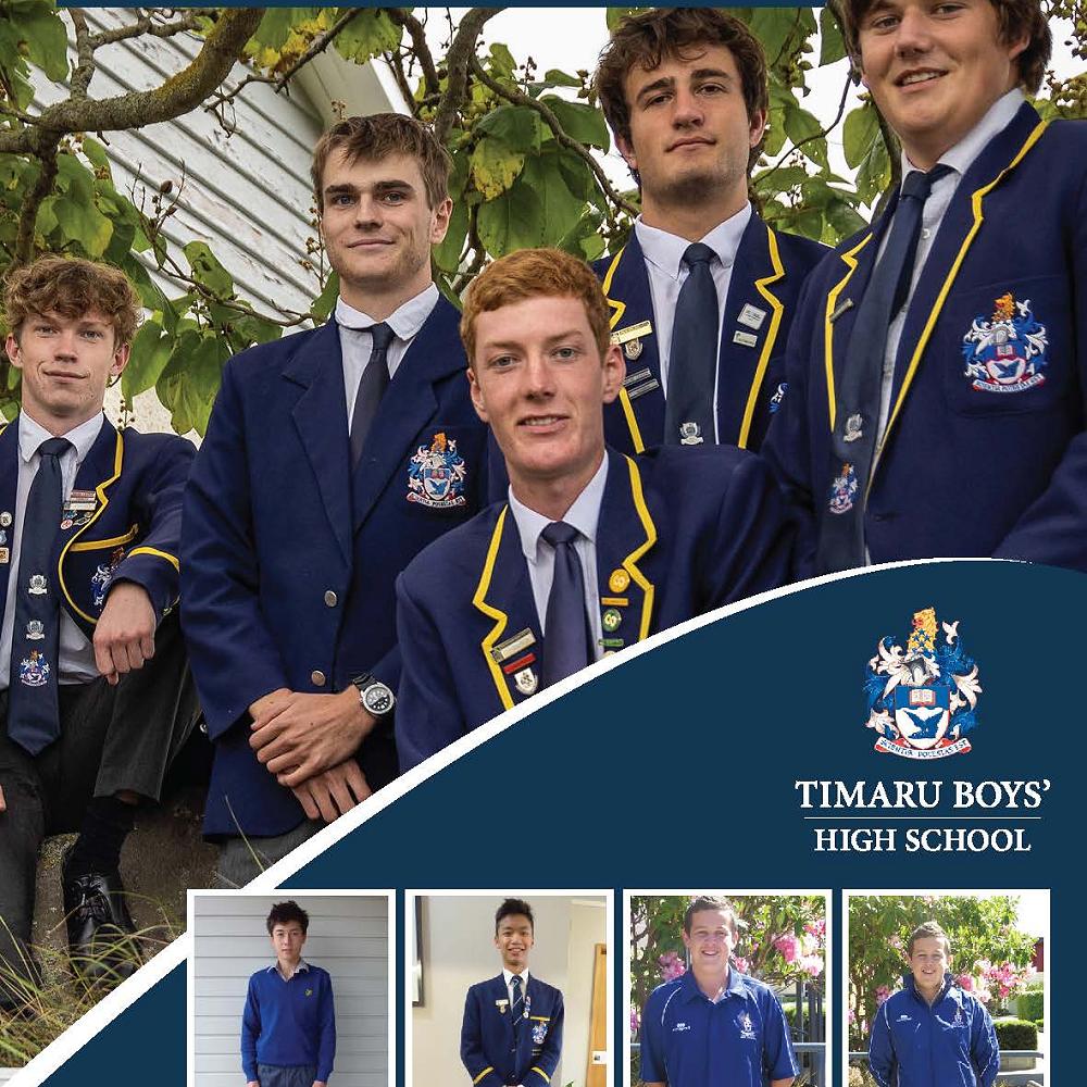 Timaru Boys' High School Uniform 2023