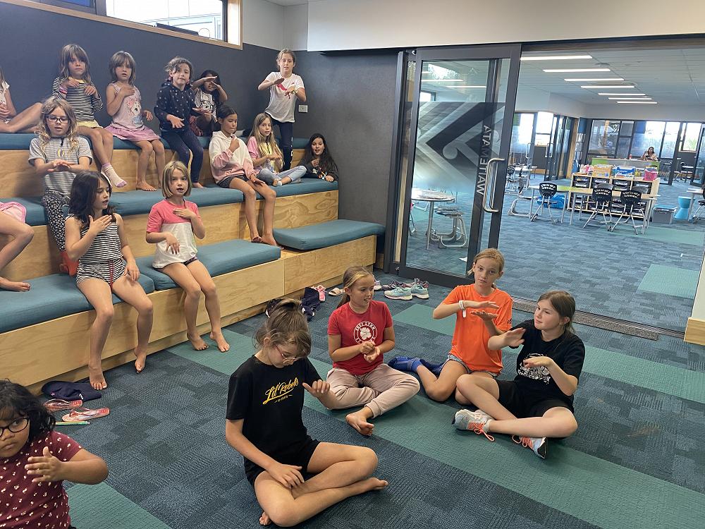 Sign Language at lunchtime