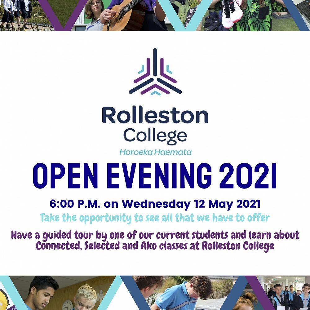 Rolleston College Open Night