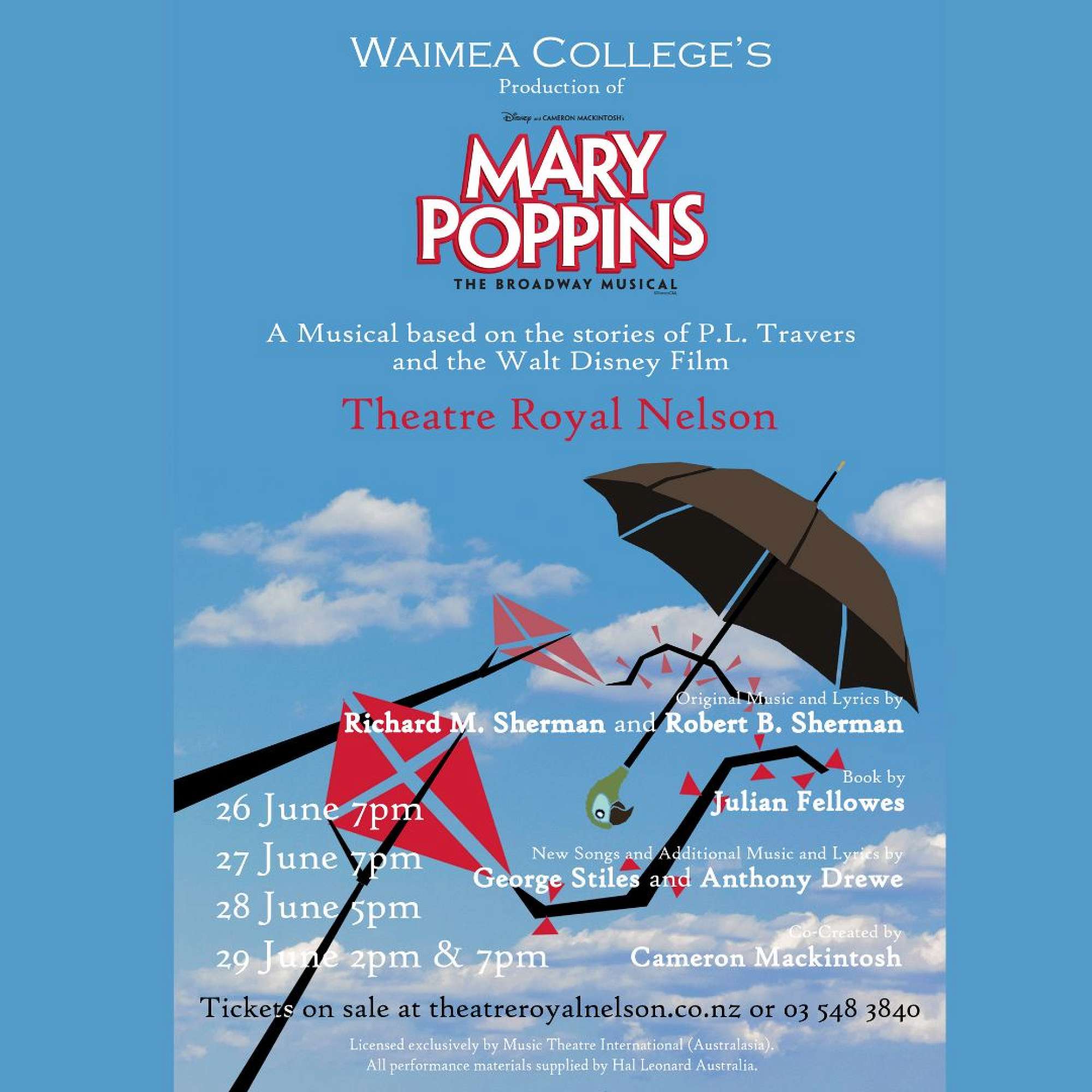 Waimea College's Production of Mary Poppins — Newsletter - May 2024