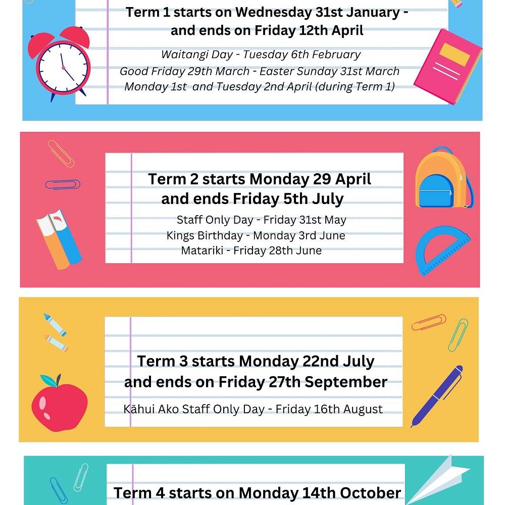 Term Dates for 2024 — Principal's Pen - Week 2 - Term 2 2024