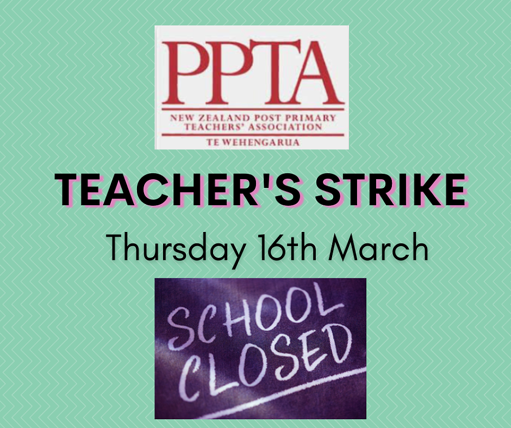 PPTA Strike Action Notice — TKHS Newsletter - Term 1 : Week 5