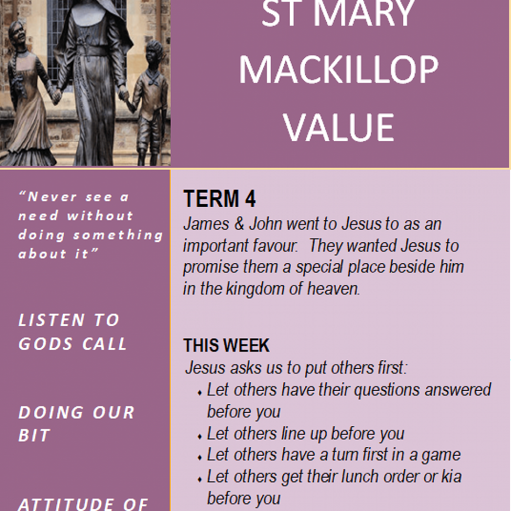 Mary MacKillop Value
