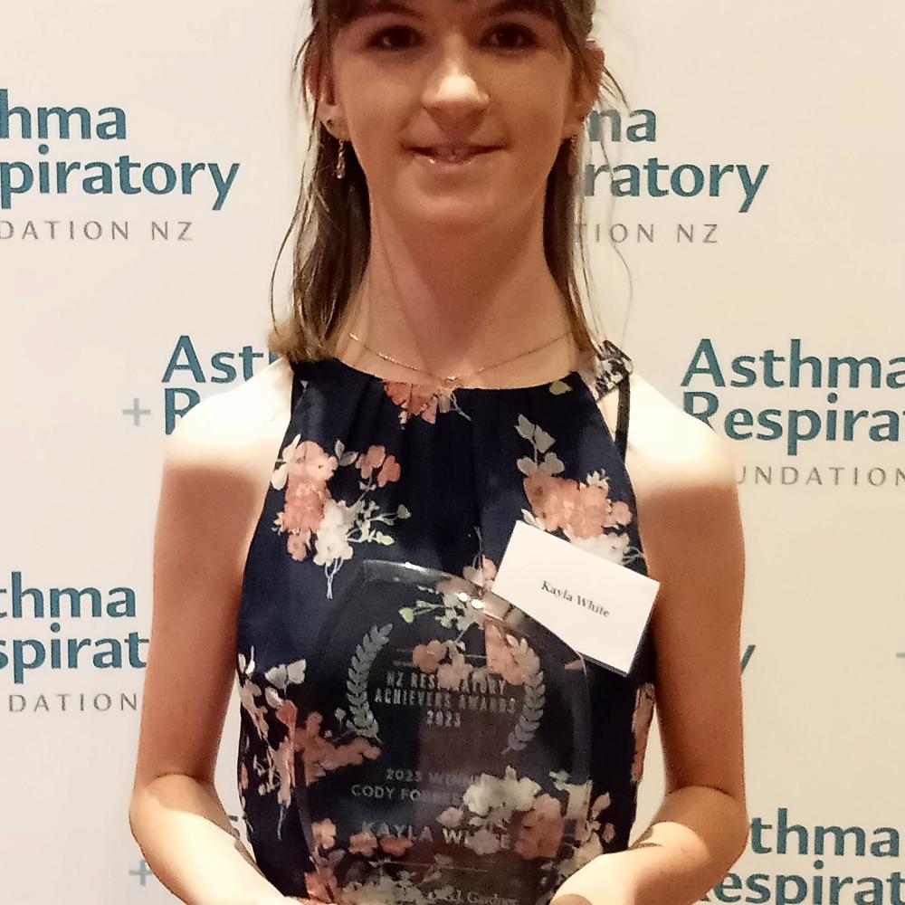 Kayla White - winner of the Cody Forbes Award for Courage