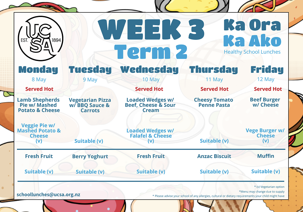 Ka Ora Ka Ako Lunches