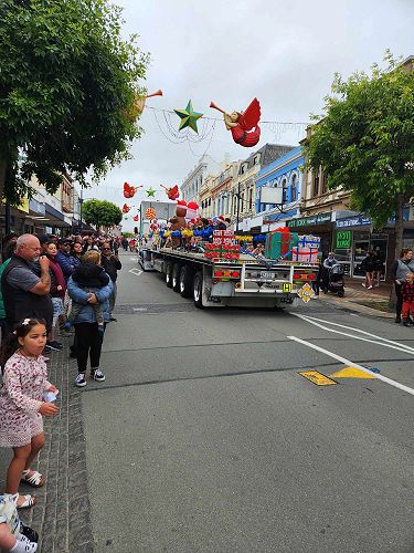 Celebrating Christmas the Bluestone way in the Santa Parade today!