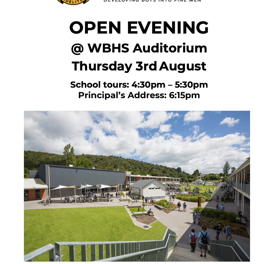 WBHS Open Evening