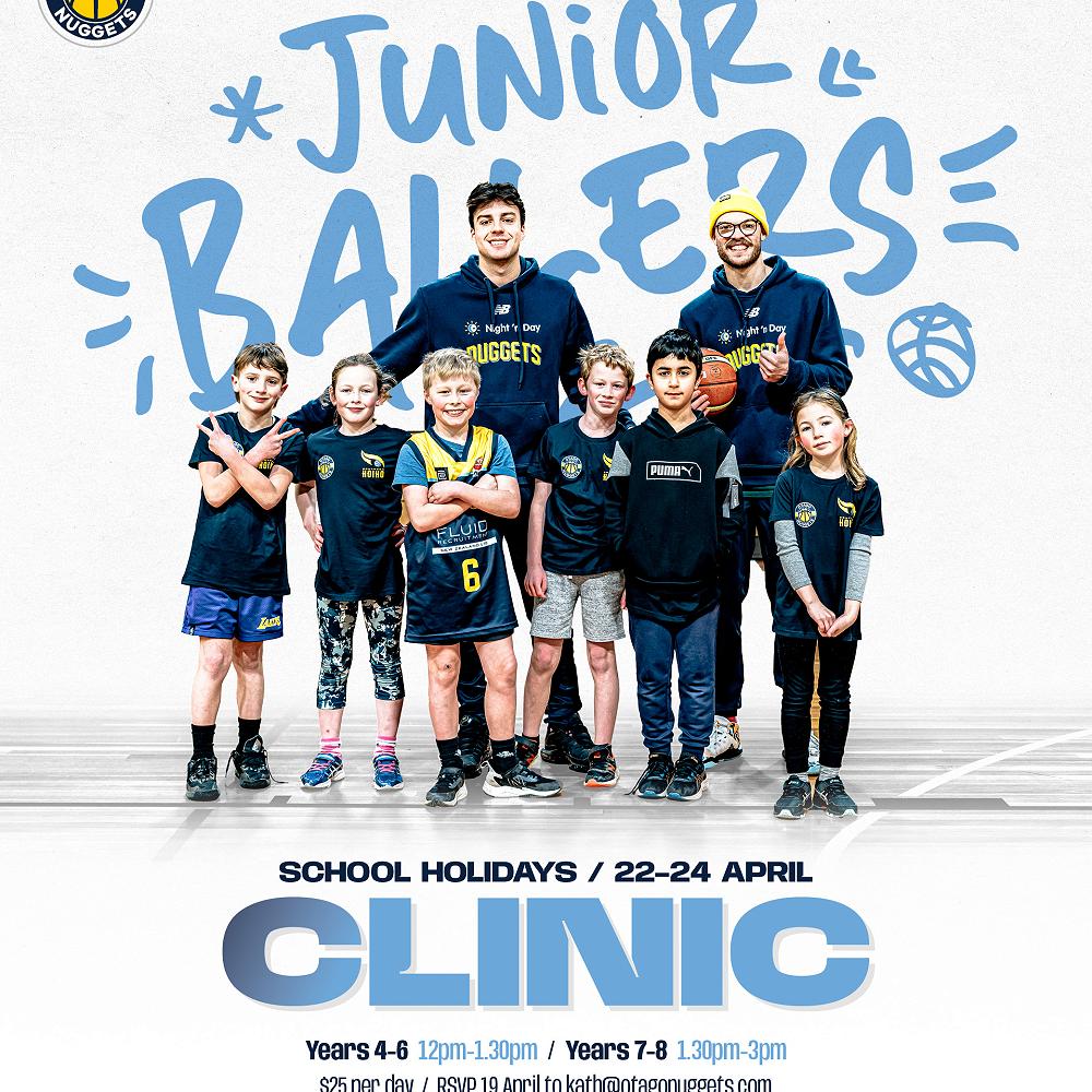 Junior Ballers - School Holiday Clinic — Term 1 Week 8 Newsletter