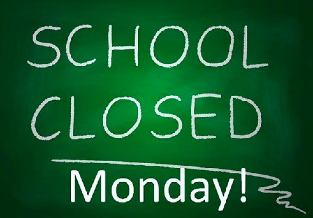 Last reminder - we are closed on Monday!