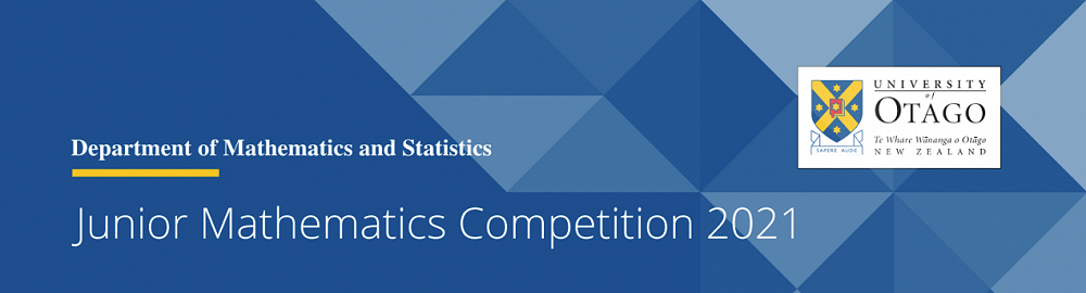 University of Otago Junior Mathematics Competition Results