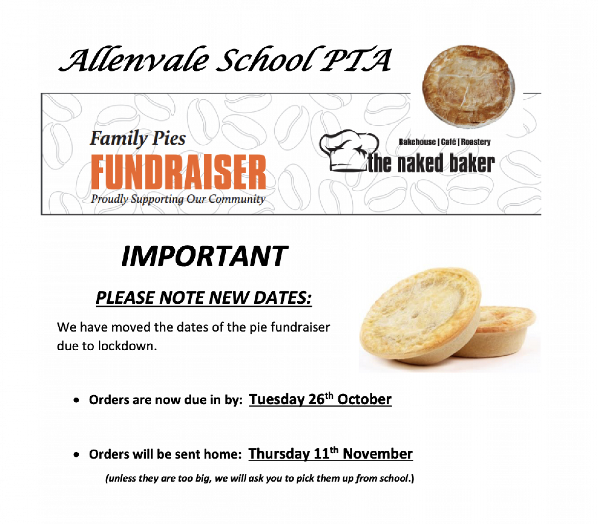 Pie Fundraiser