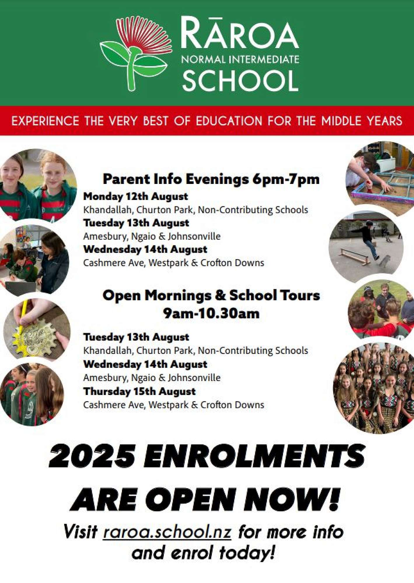 2025 Enrolments are open now