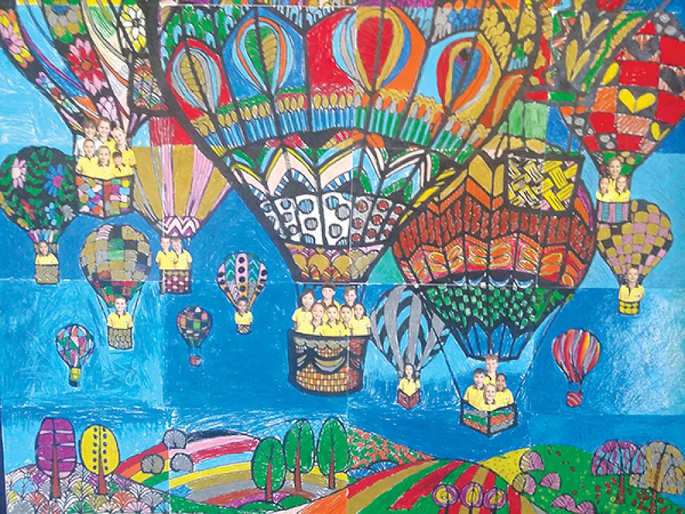 Building self-esteem and positive relationships through collaborative art
