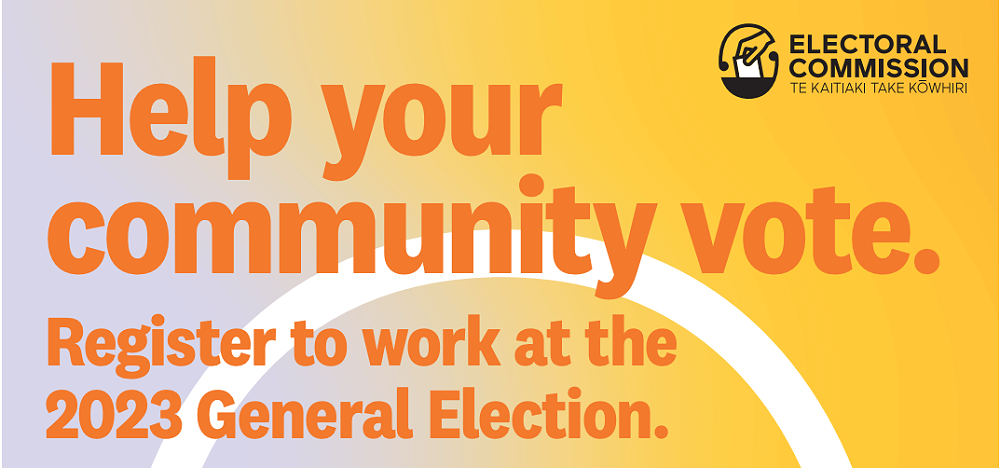 Register to work at the 2023 General Election