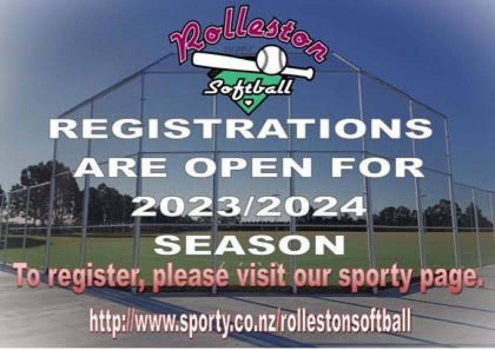 Rolleston Softball - Registrations Now Open — Newsletter 11 - Friday ...