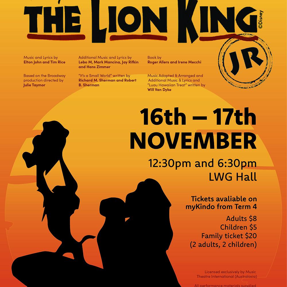 The Lion King Jr Production