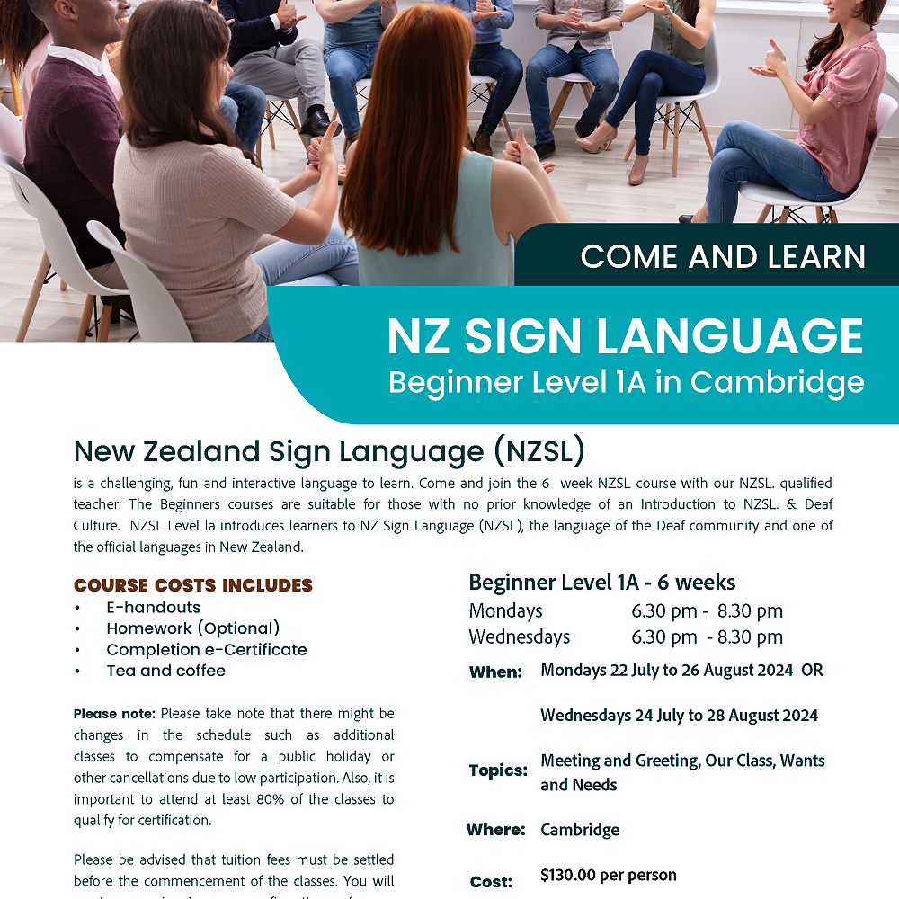 USign - Oppurtunity to Learn NZ Sign Language