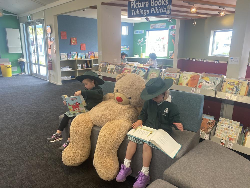 Our library bear