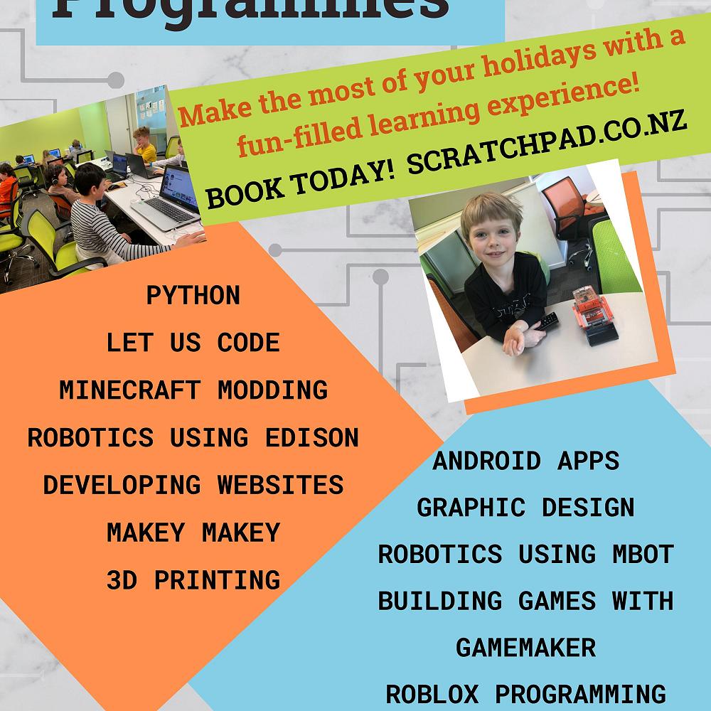 SCRATCHPAD School Holiday Programme — AJHS End-of-Year Message 2023