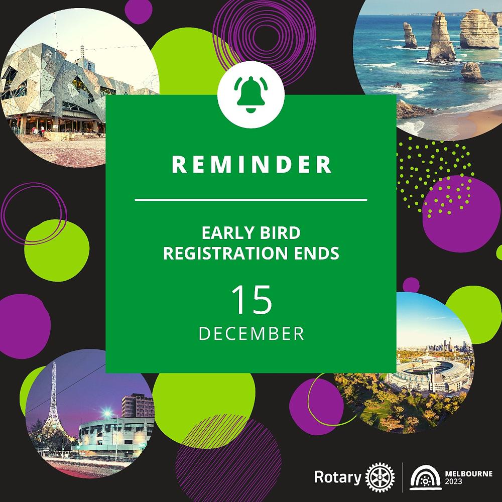 Early bird registration closing soon for RI Convention! — Rotary ...