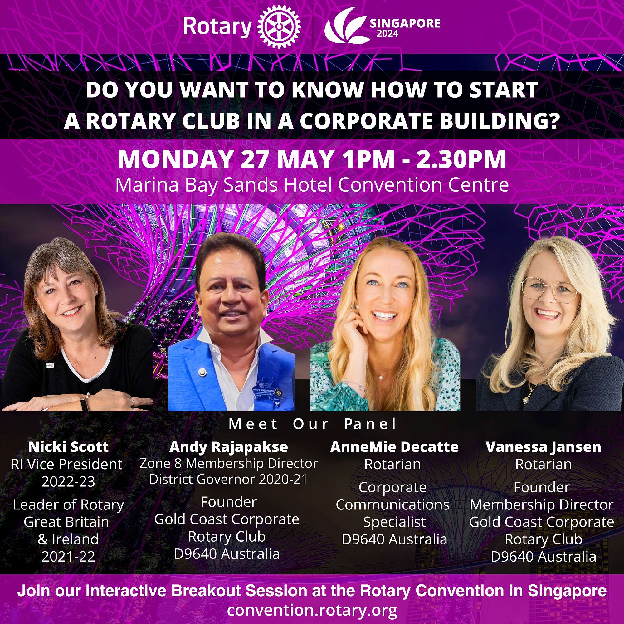 WHO IS COMING TO THE SINGAPORE CONVENTION? — Rotary On The Move - April ...