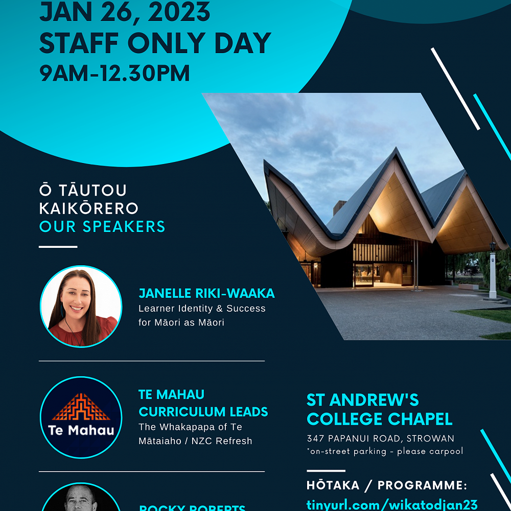 2023 Staff Only Day - Hōtoka / Programme