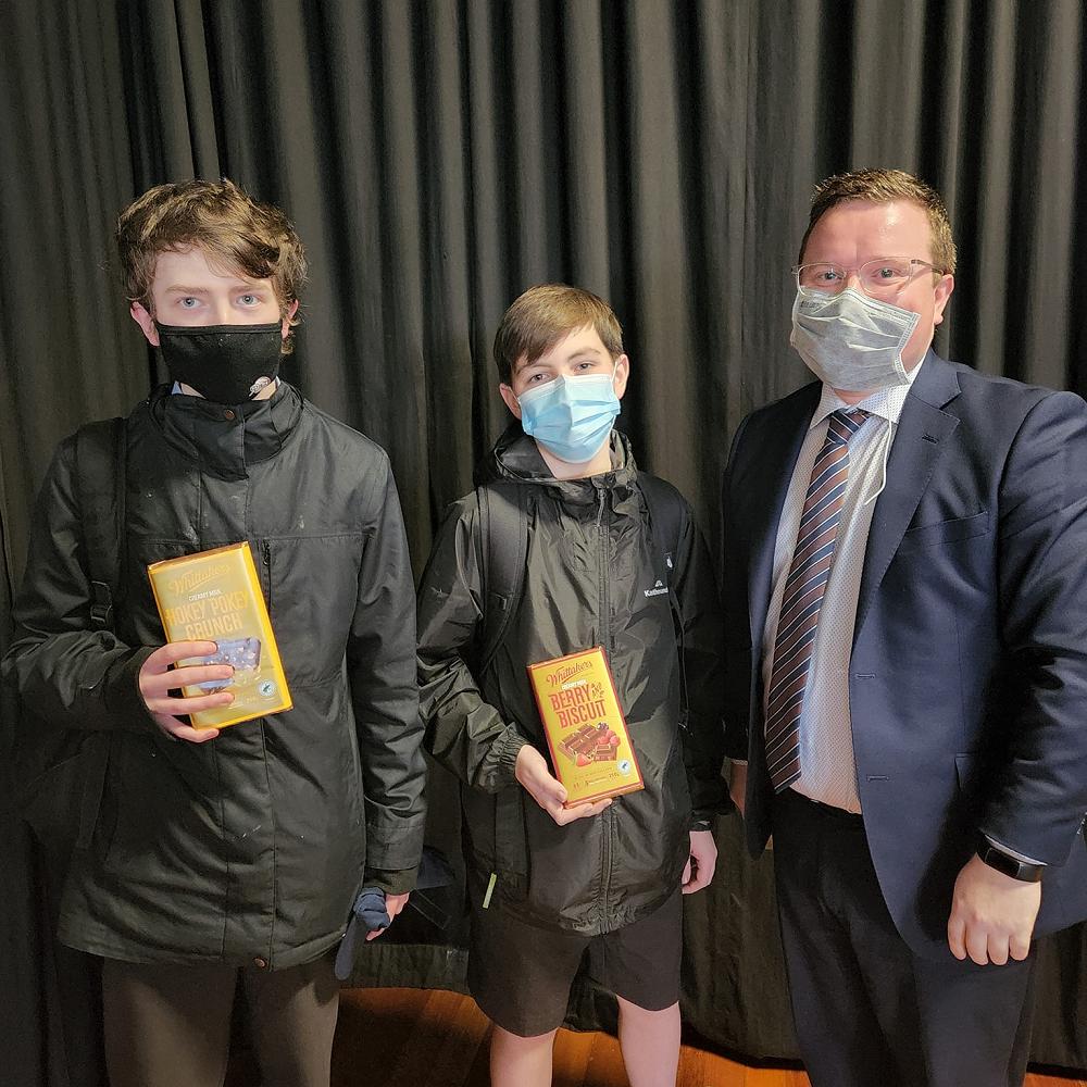 Congratulations to year 12 student Andrew Fredrickson and year 9 ...