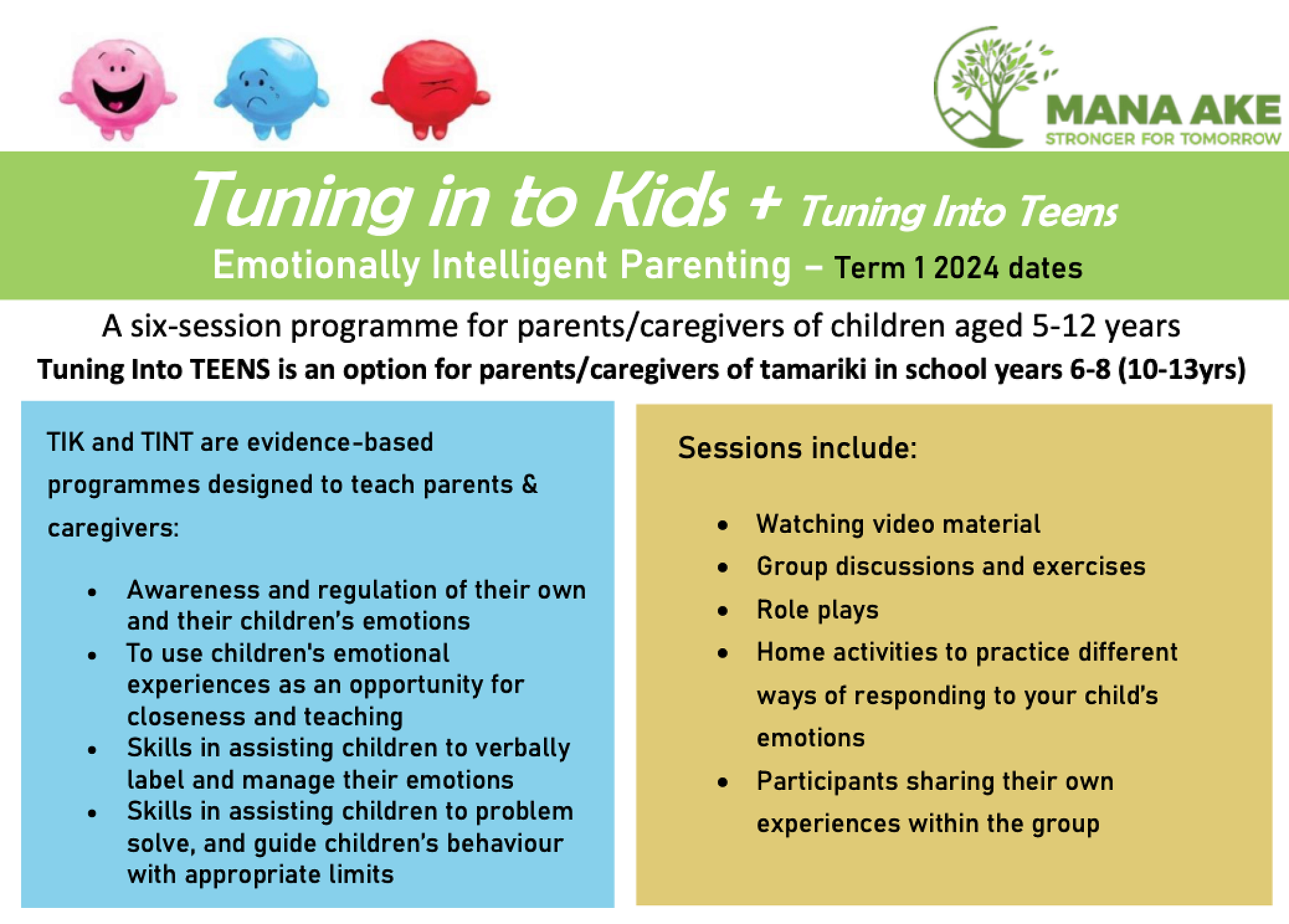 Tuning into Kids - Parenting Programme