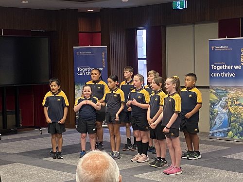 Bluestone School performs for the Governor-General of New Zealand!