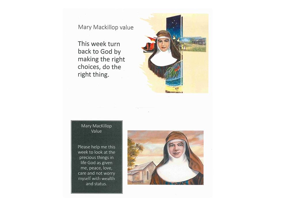 Mary Mackillop Values — Newsletter 14th September 2022