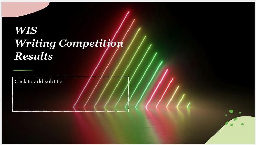 WIS Writing Competition Results — Newsletter: Thursday 8 September 2022 ...