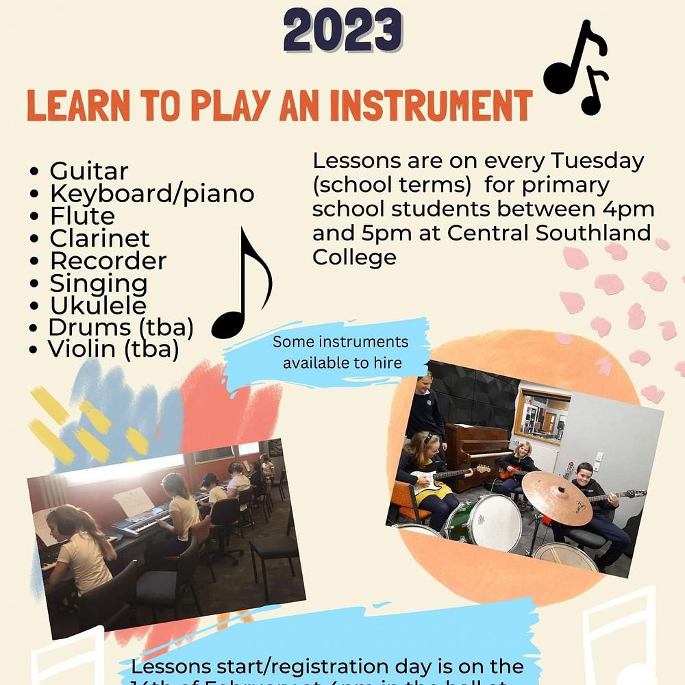 2023 Central Southland Music Classes