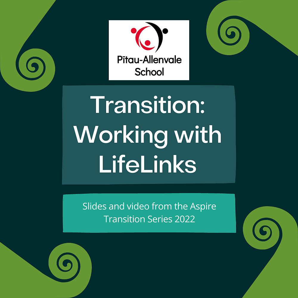 Transition Supports: Working with LifeLinks